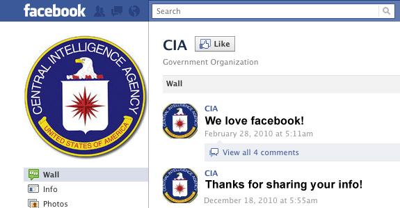 Facebook es el sueño hecho realidad de la CIA
