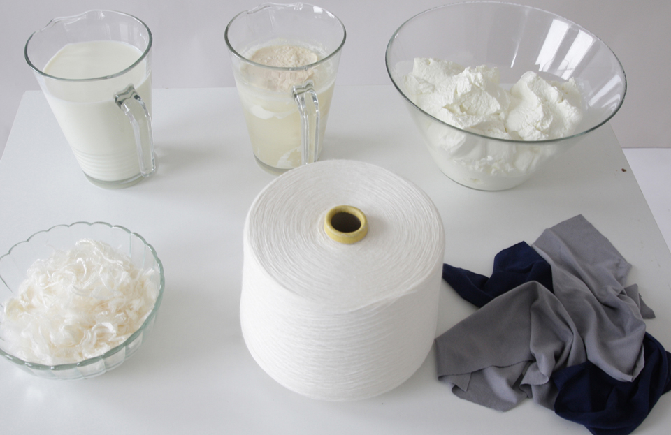 Tela sustentable hecha enteramente de leche, invención de diseñadora y ...