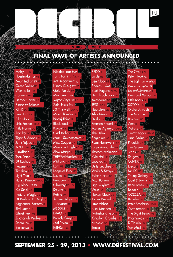 Decibel Festival: 25-29 de septiembre en Seattle, una de las mejores ...